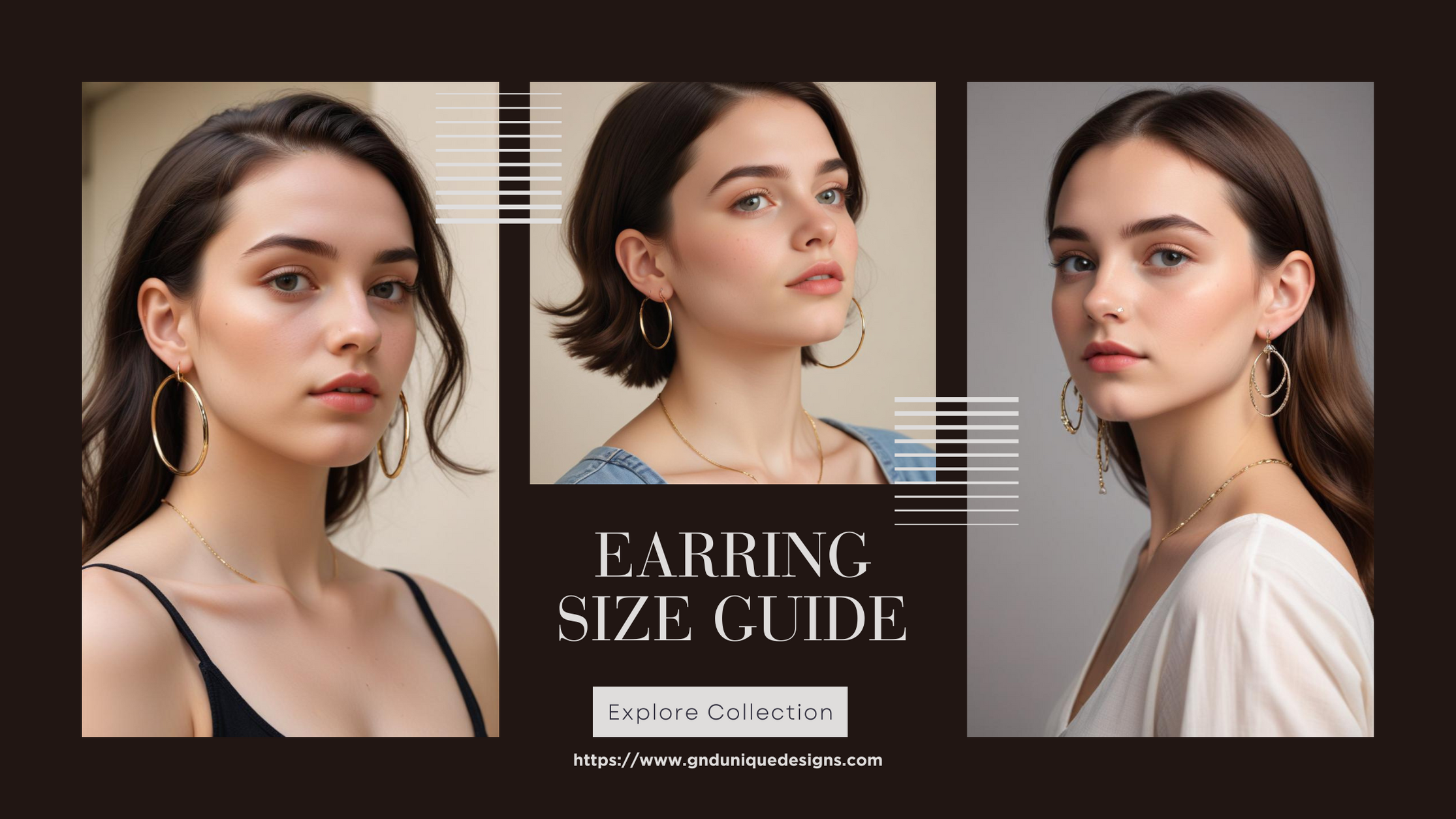 Earring Size Guide - Find Your Perfect Fit - G&D Unique Designs